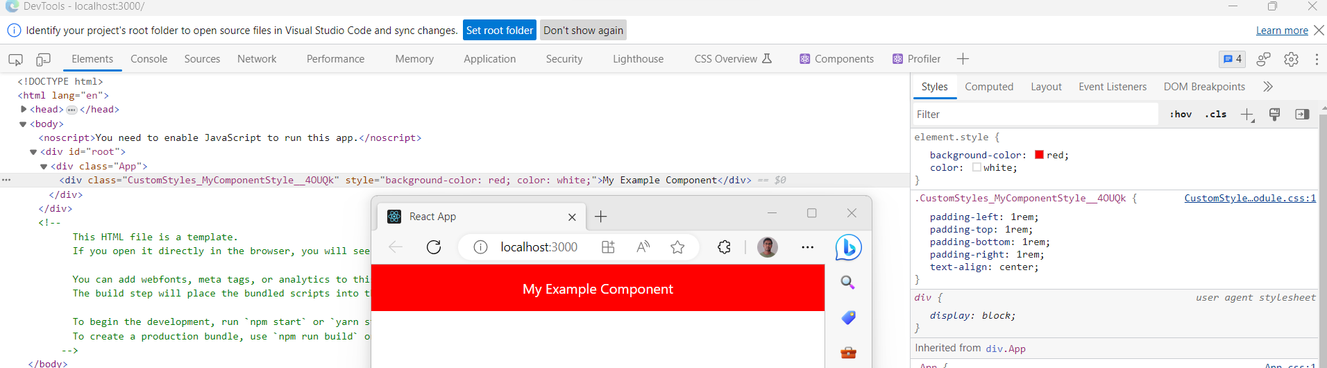 2 Style Patterns In React For Extended Component Styling Codelila 5956